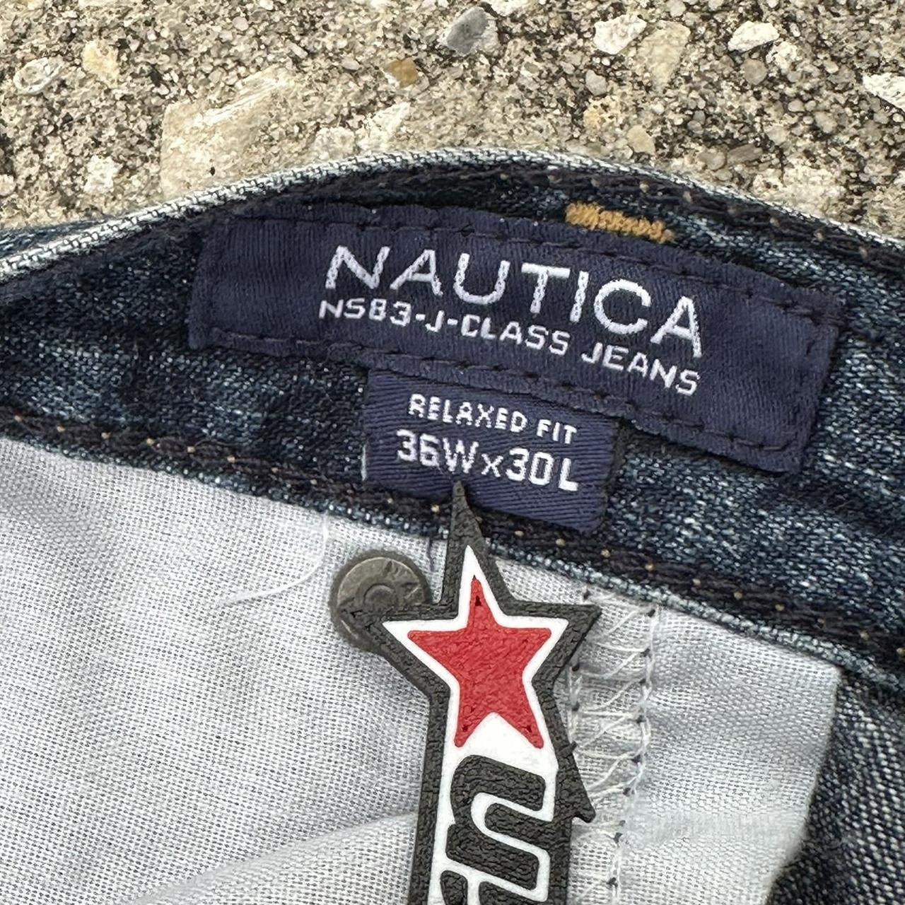 vintage nautica jeans 90s nautica “ brown tab “... - Depop