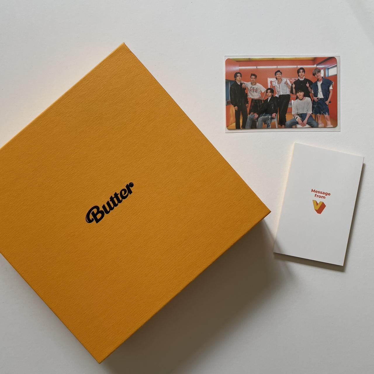 bts butter cream version w/ group photocard and v... - Depop