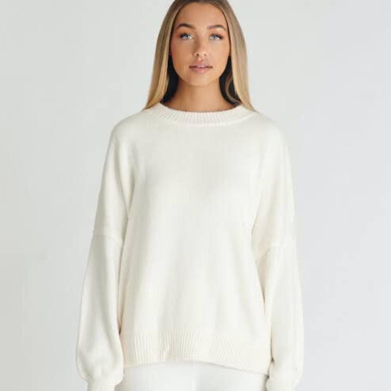 ONE MILE Cream Tokyo Backless jumper Size XS Unworn... - Depop