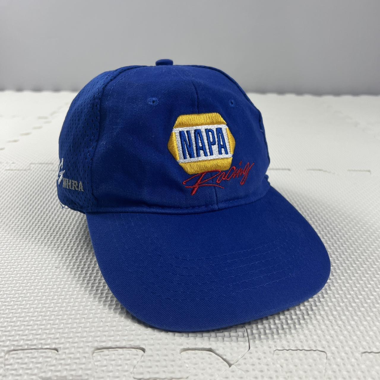 NASCAR Men's Blue Hat | Depop