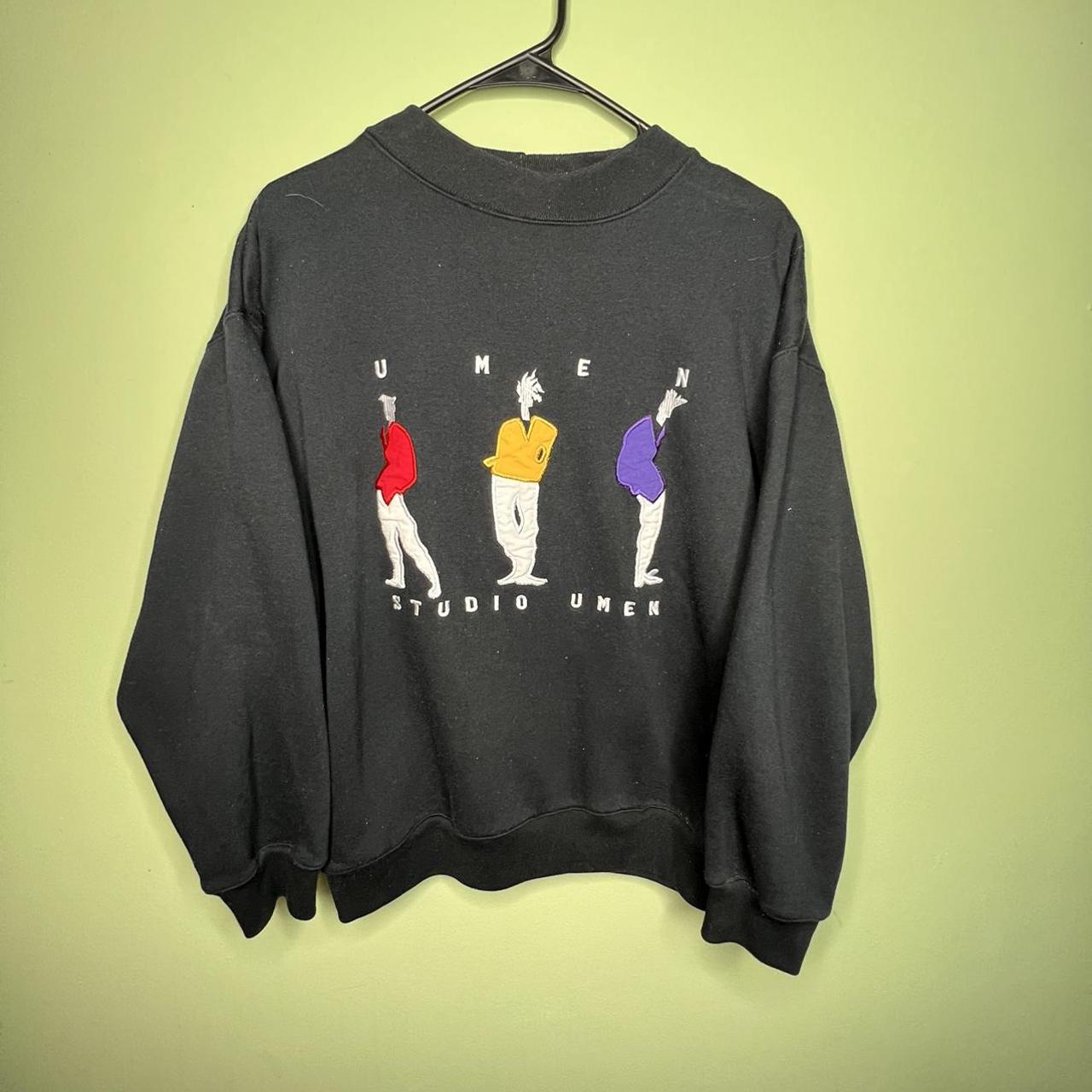 Vintage Studio Umen Crewneck Sweatshirt size large... - Depop