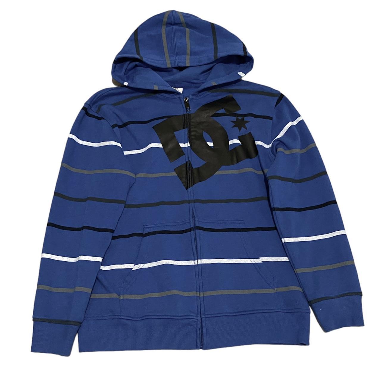 DC y2k skater zip up hoodie jacket Size youth L... - Depop