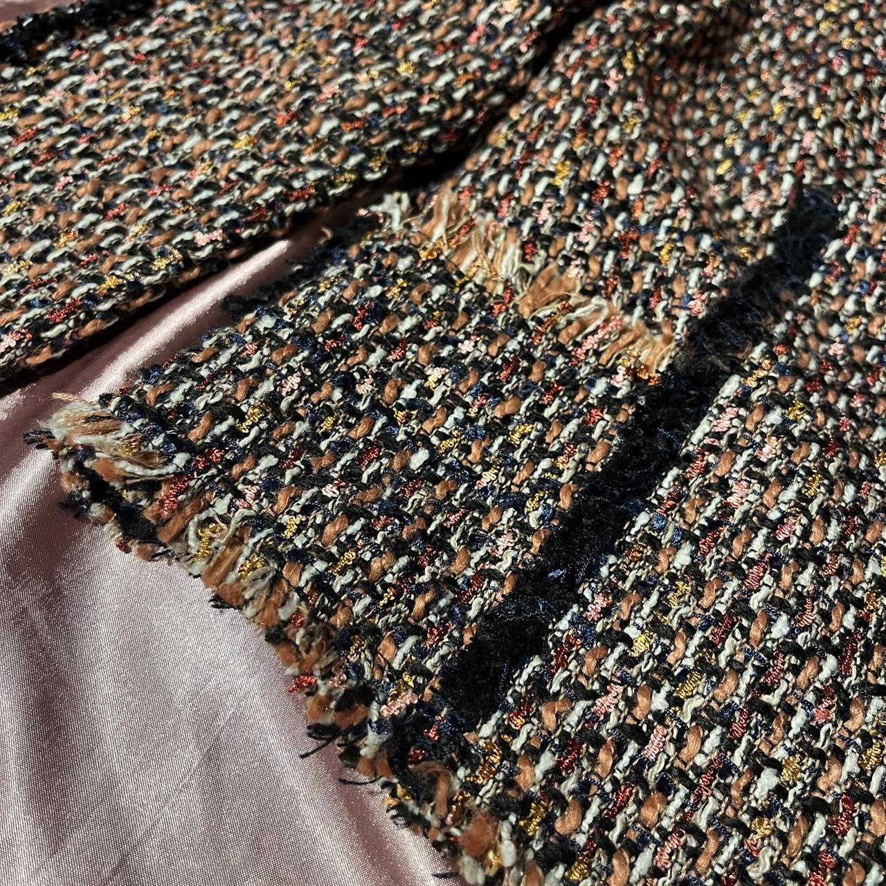 Multi colored Tweed Jacket 🖤 Fits size xs/s Appears... - Depop
