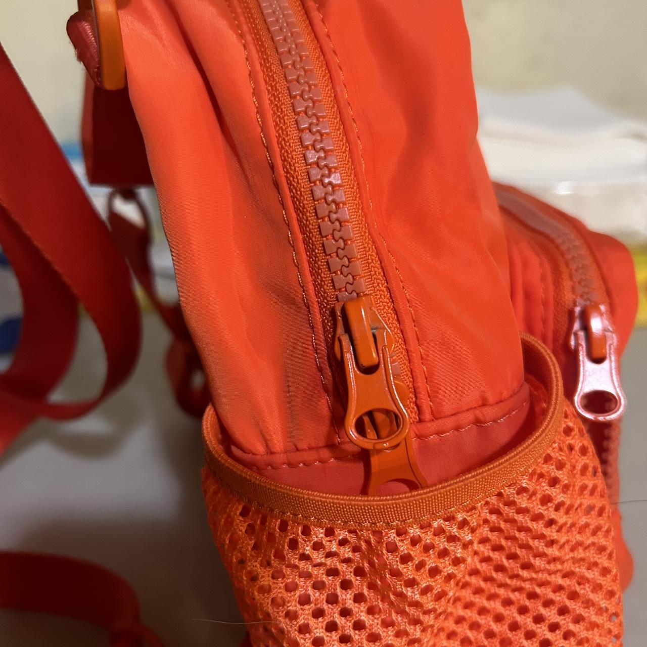 Fabletics mini orange backpack #workout #fabletics #gym | Depop