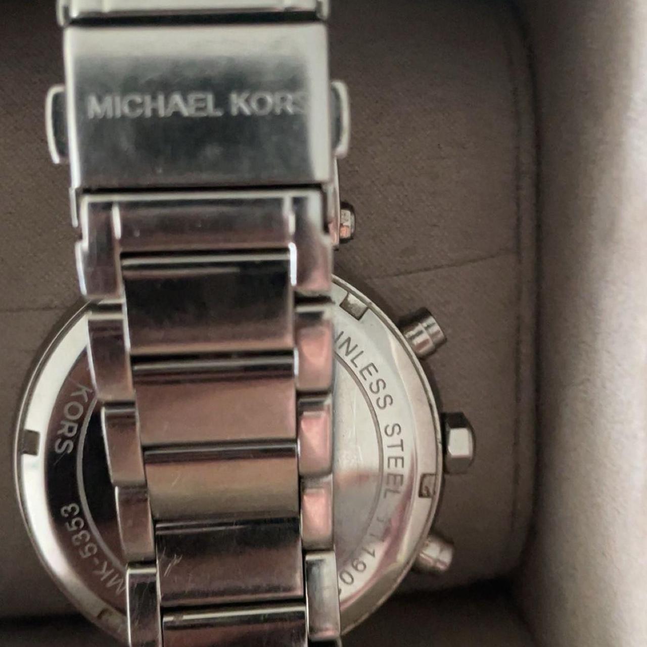 Gorgeous MK silver watch *comes with box*... - Depop