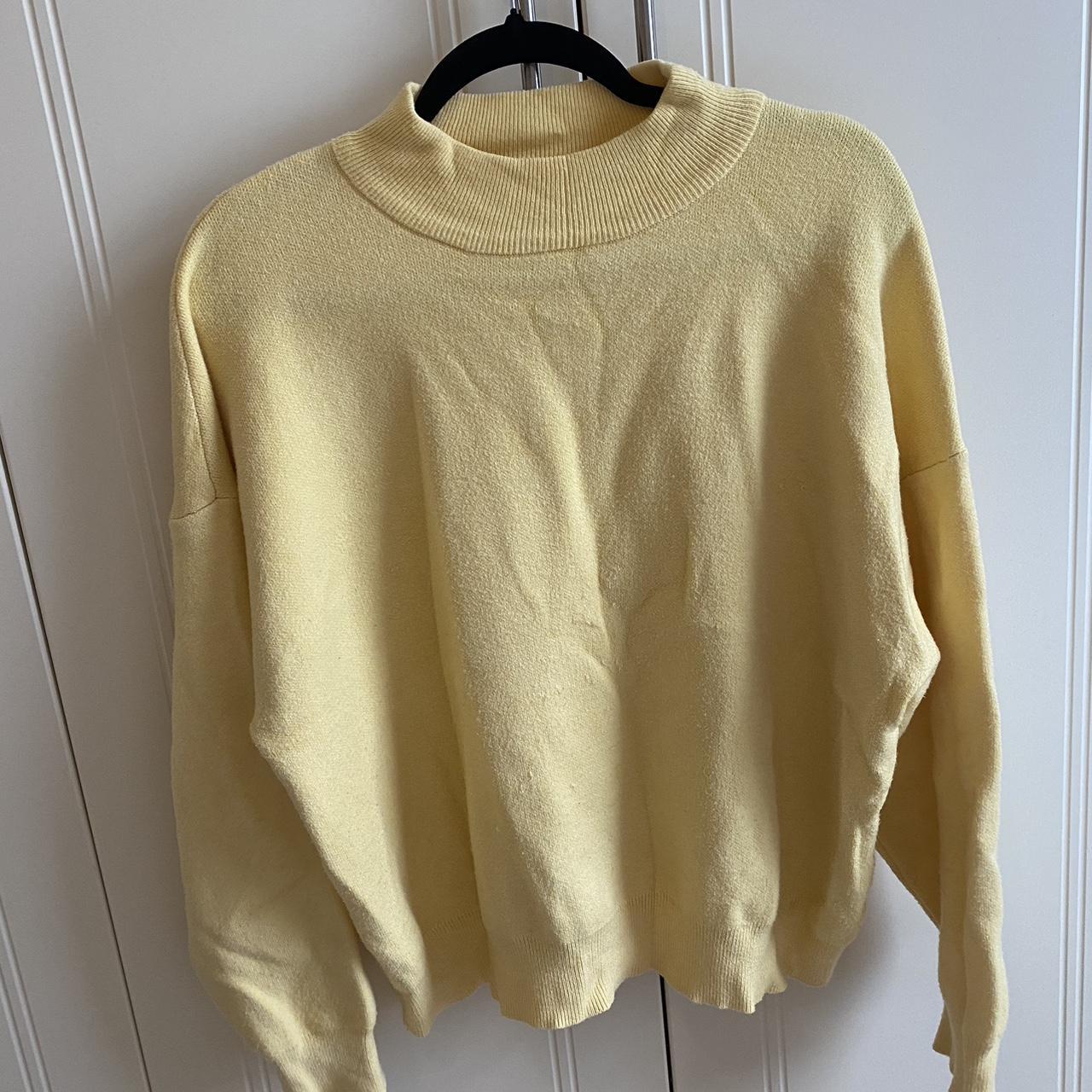 Yellow Primark knit sweater - Depop