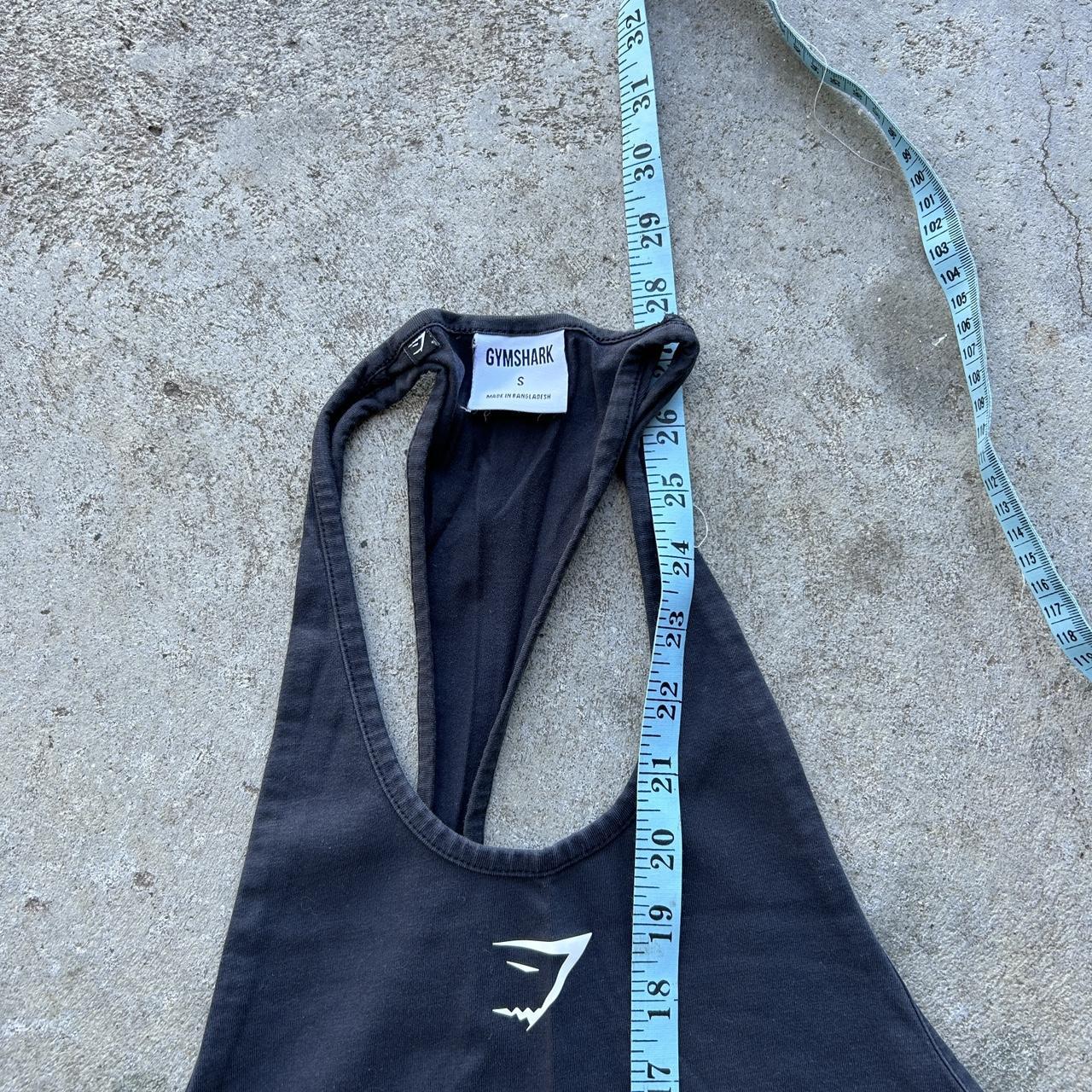 GymShark String Tank Top * size: small * tag/brand:... - Depop