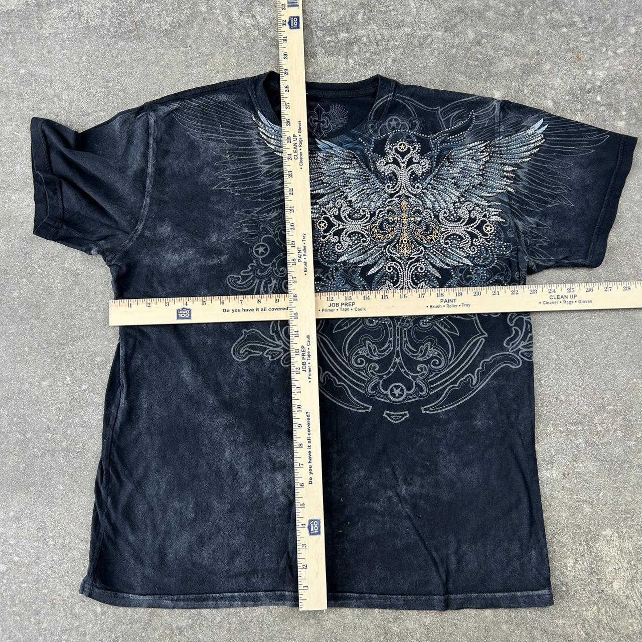 Xzavier Gothic Affliction Studded Tee * size: XL *... - Depop