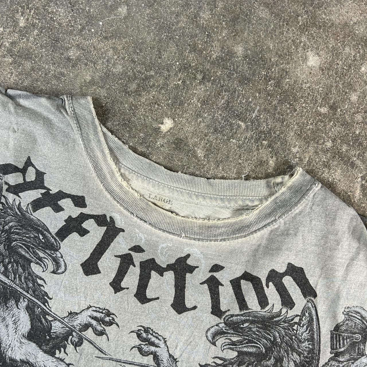 Insane Gargoyle Winged Gothic Affliction Semetary... - Depop