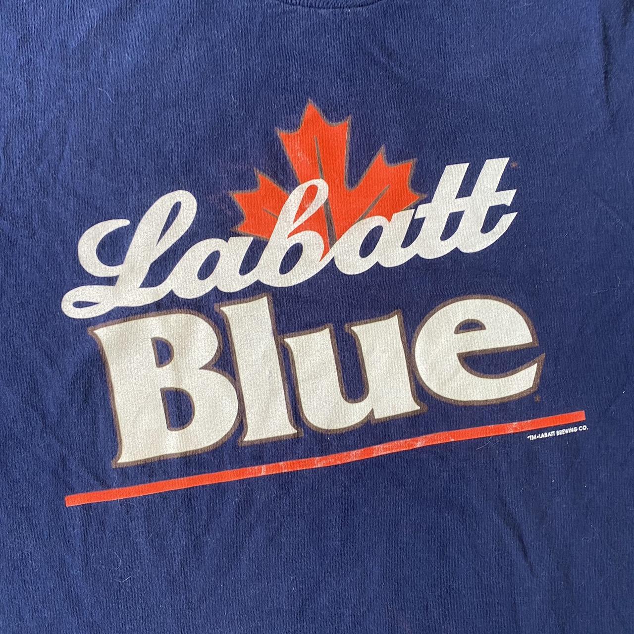🔸 Vintage Labatt Blue Canadian beer shirt 🔸 Front... - Depop