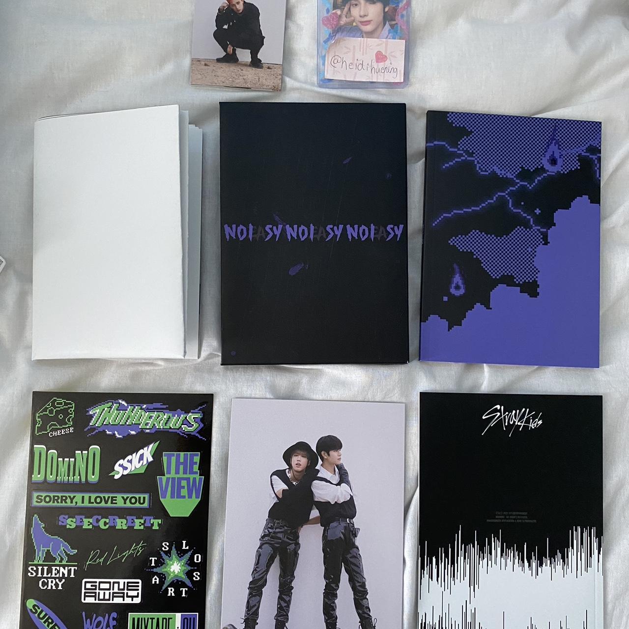 no easy stray kids album with no pcs and pre order... - Depop
