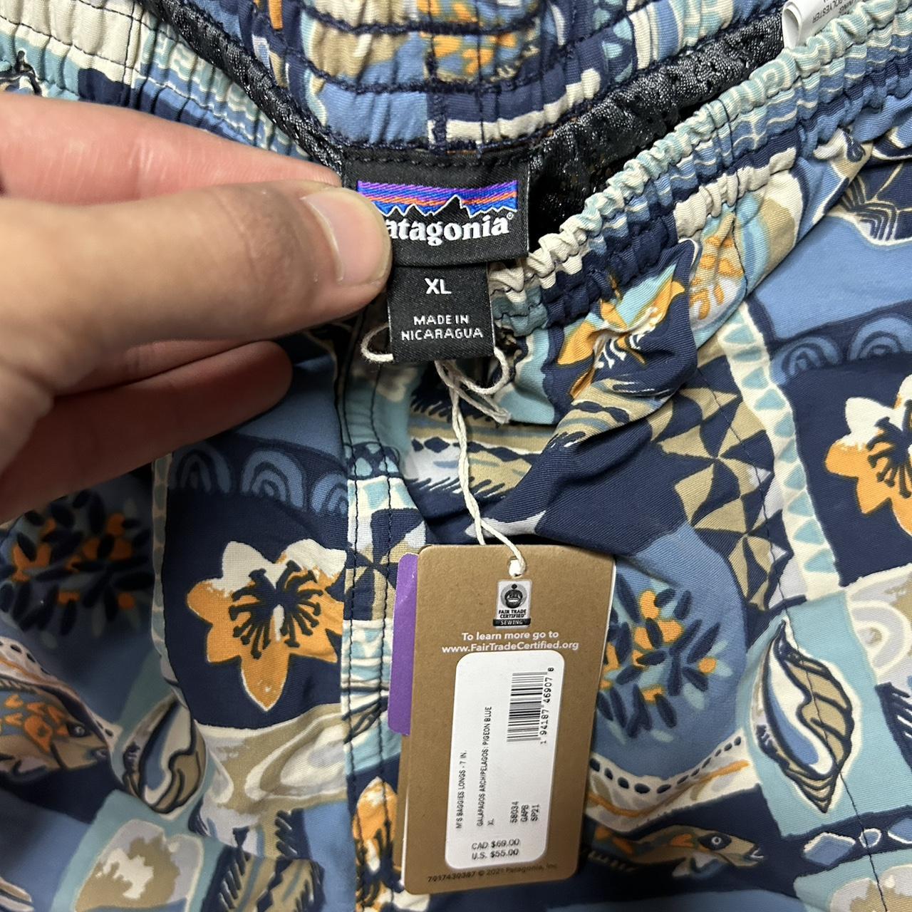 New with tag Patagonia Baggies Shorts Mens Blue Sea... - Depop