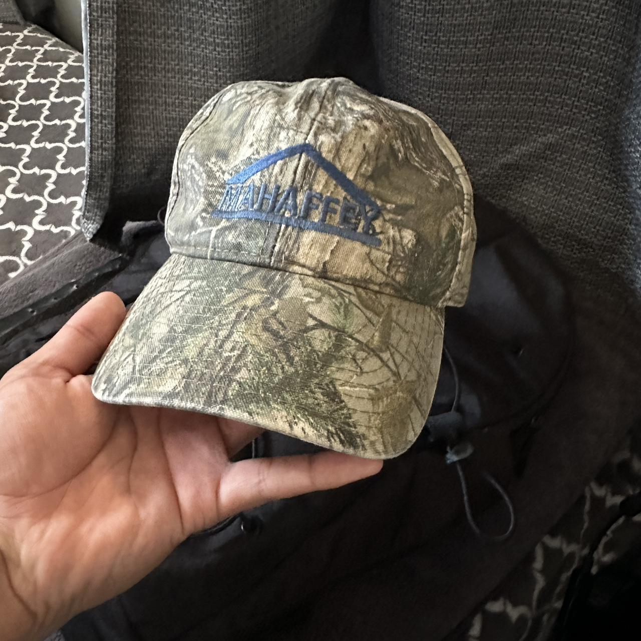 Vintage Faded Realtree Camo Hat Green camo pattern... - Depop