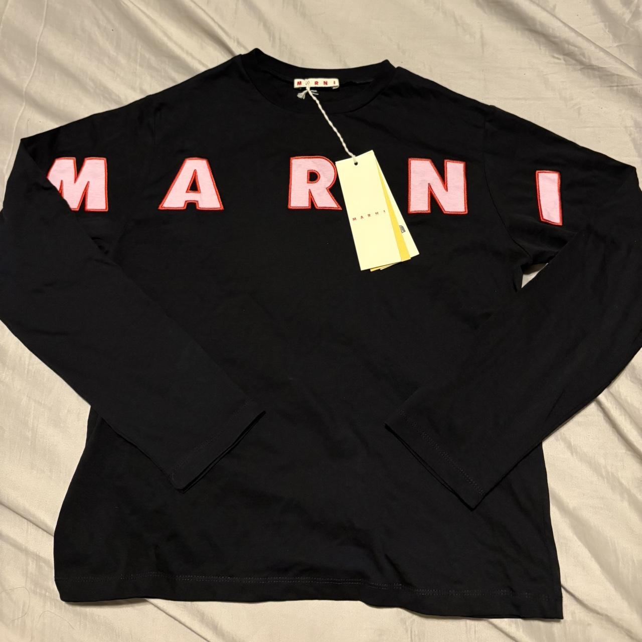 Black and red Marni long sleeve shirt BRAND NEW.... - Depop