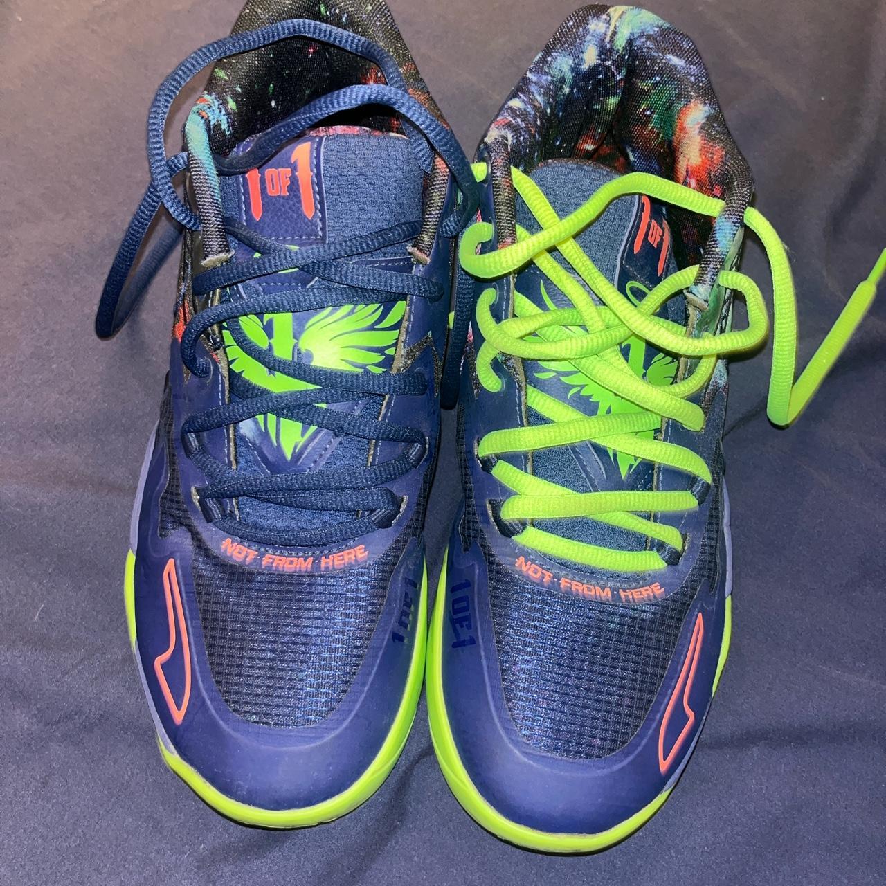 Puma LaMelo Ball MB.01 Galaxy Mis Matched Laces... - Depop