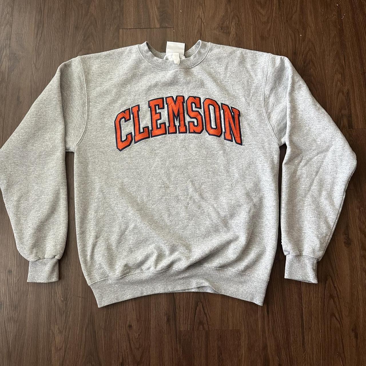 Clemson Crewneck Size M DM for measurements... - Depop