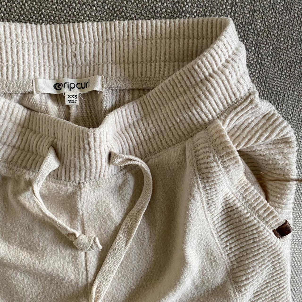 Ripcurl Surf Trackies So fluffy neutral colour... - Depop