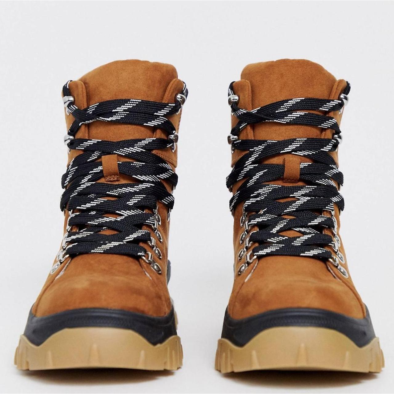 Monki Women's Brown Boots | Depop