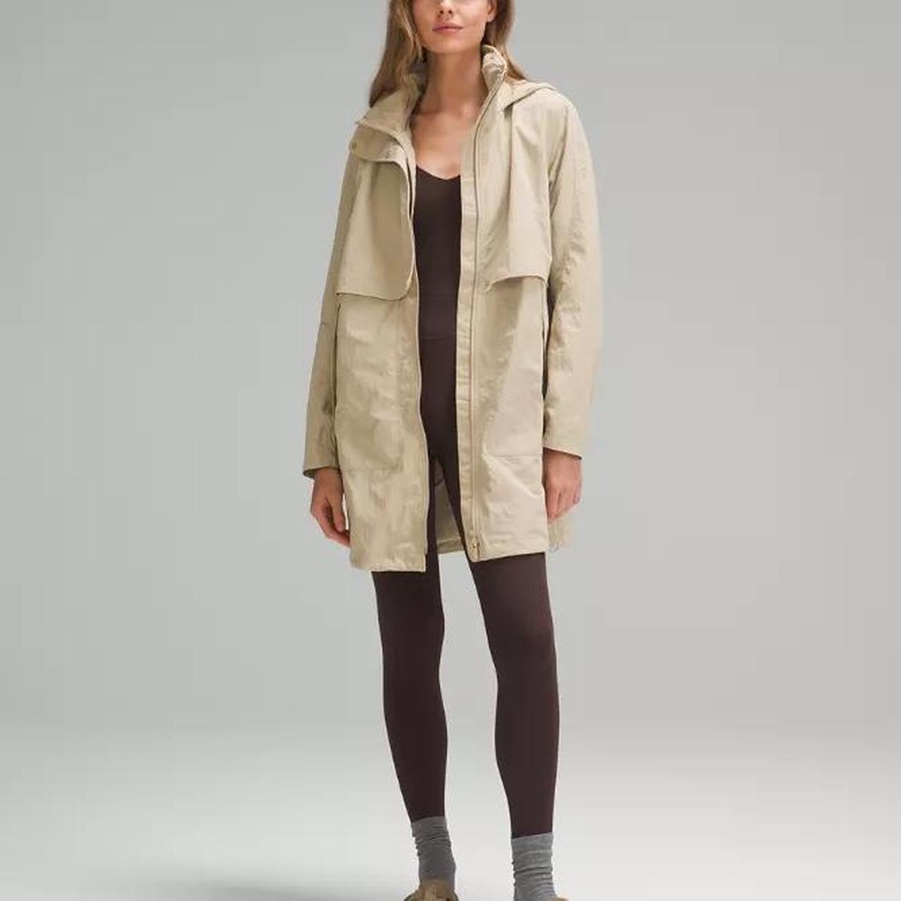 Lululemon effortless cream jacket wind and water... - Depop