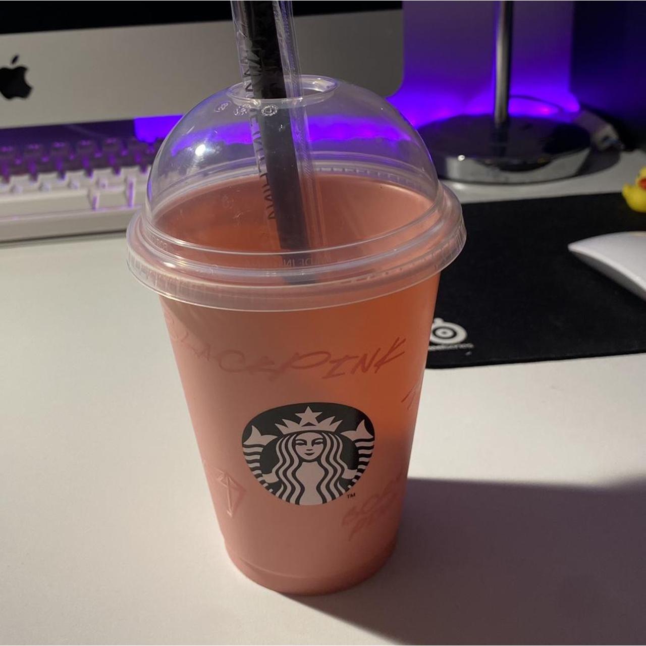 Blackpink starbucks cup limited time edition... - Depop