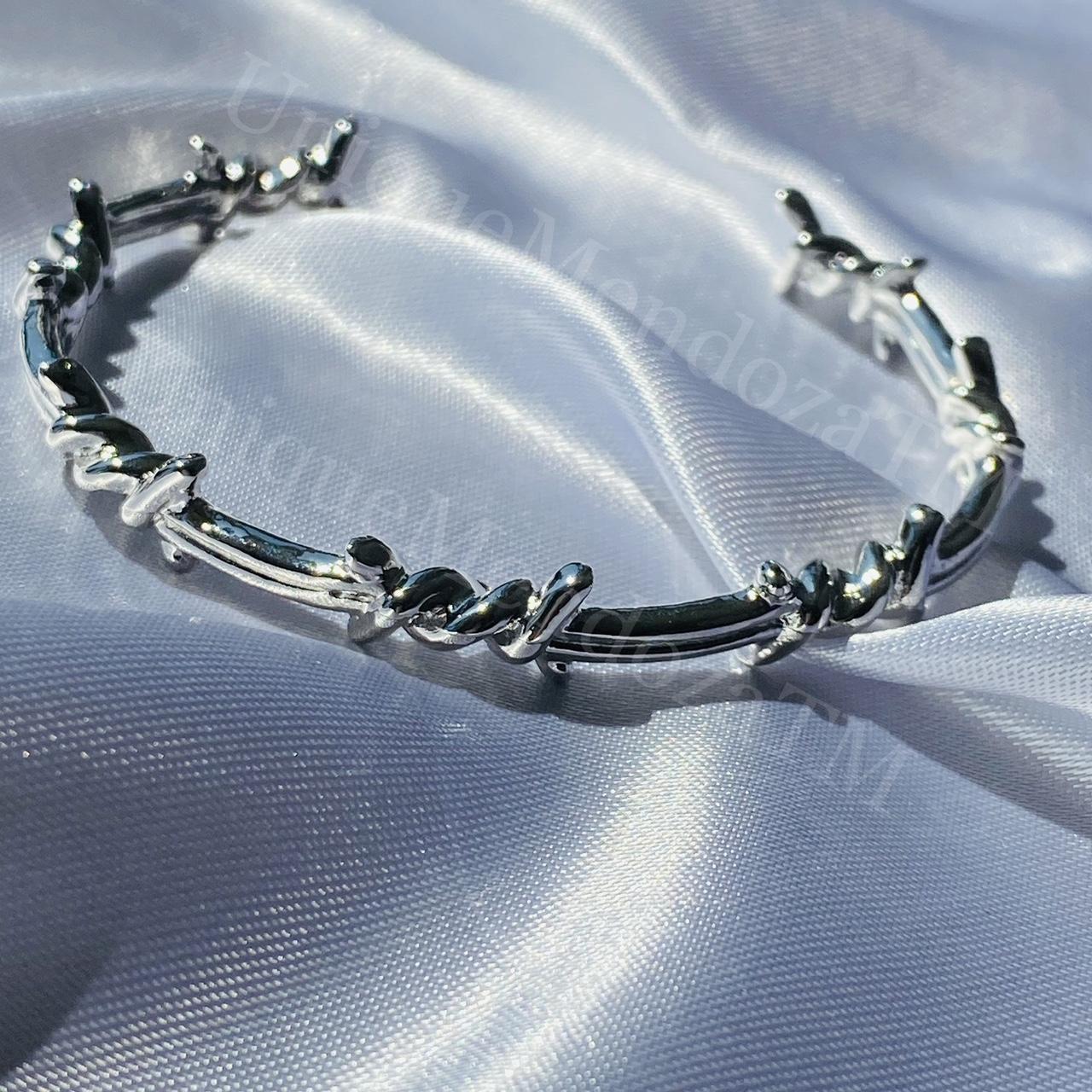 Unique Punk Emo Horror Barbed Wire Single Layer... - Depop