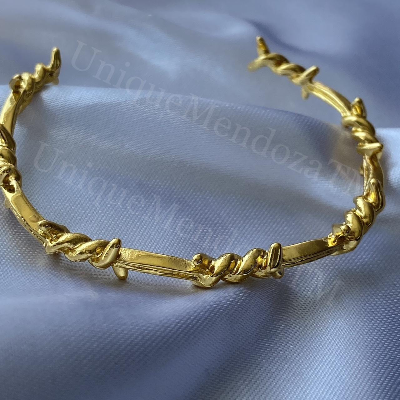 Unique Punk Emo Horror Barbed Wire Single Layer... - Depop