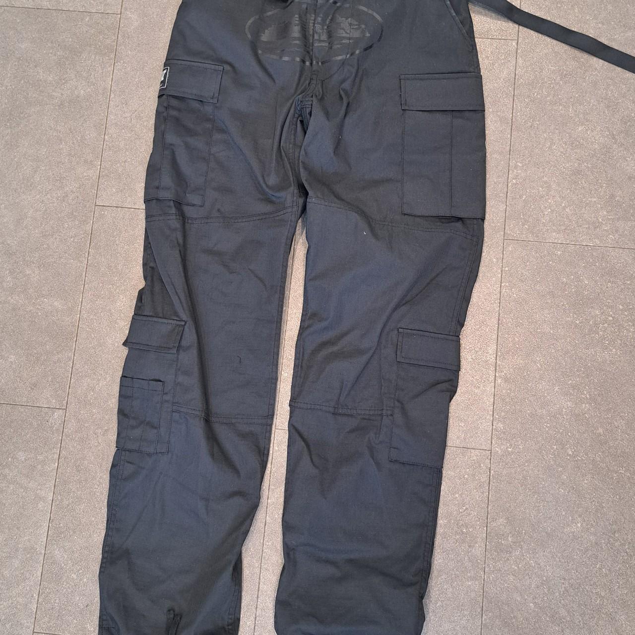 Corteiz triple black cargos Size Medium / Large - Depop