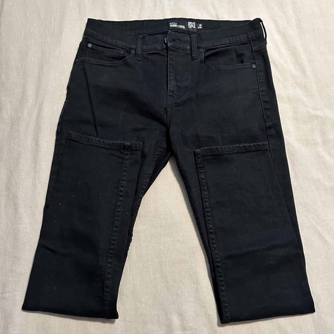 RSQ Men's Black Jeans | Depop