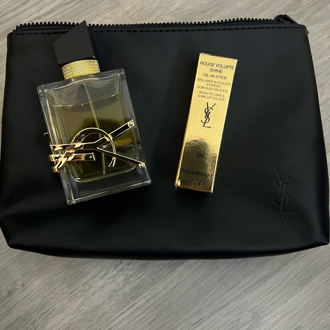 YSL~ Makeup Bag Set Libre Eeu de Perfume 50ml Rouge... - Depop