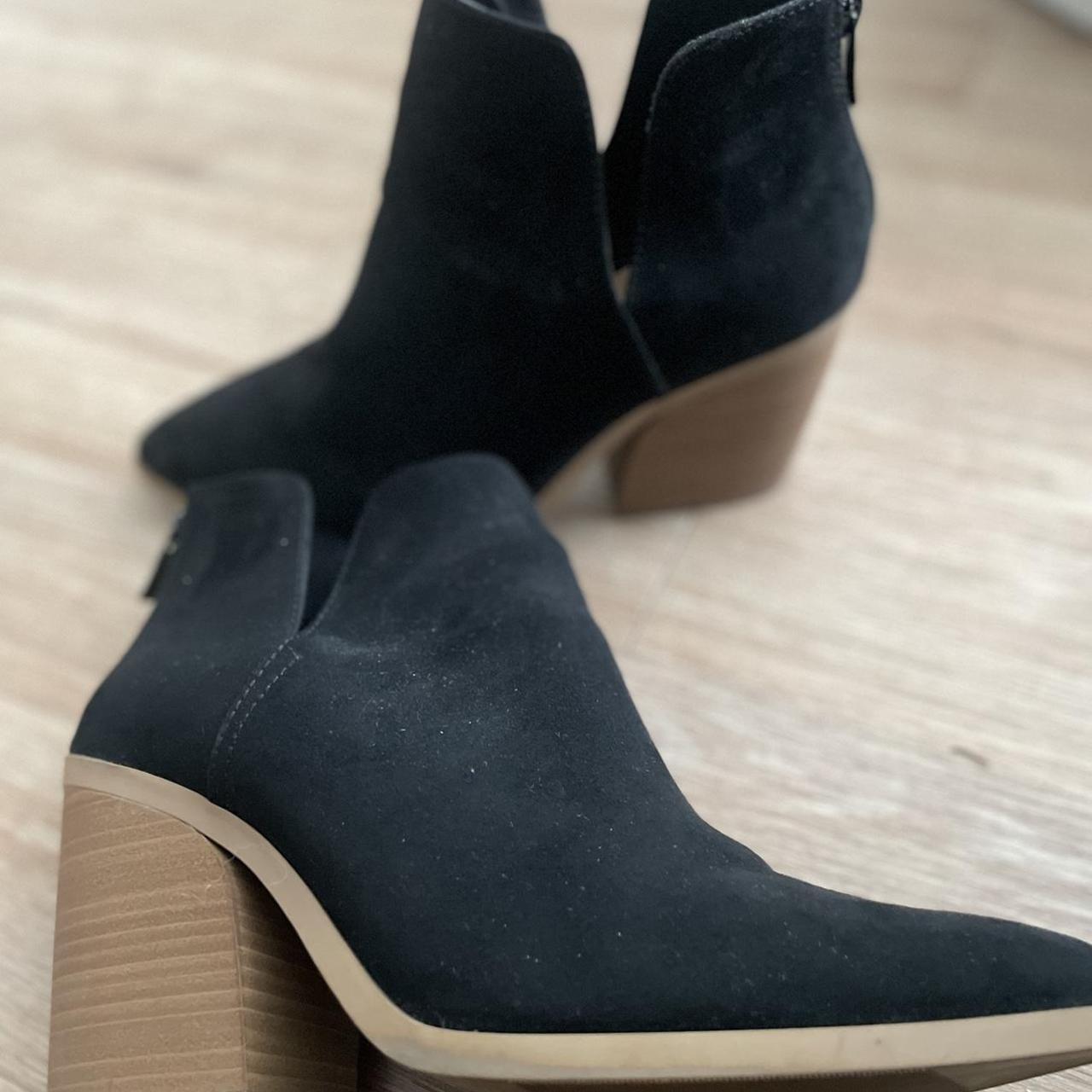 Wide with Torrid black booties size 10.5 Only worn... - Depop