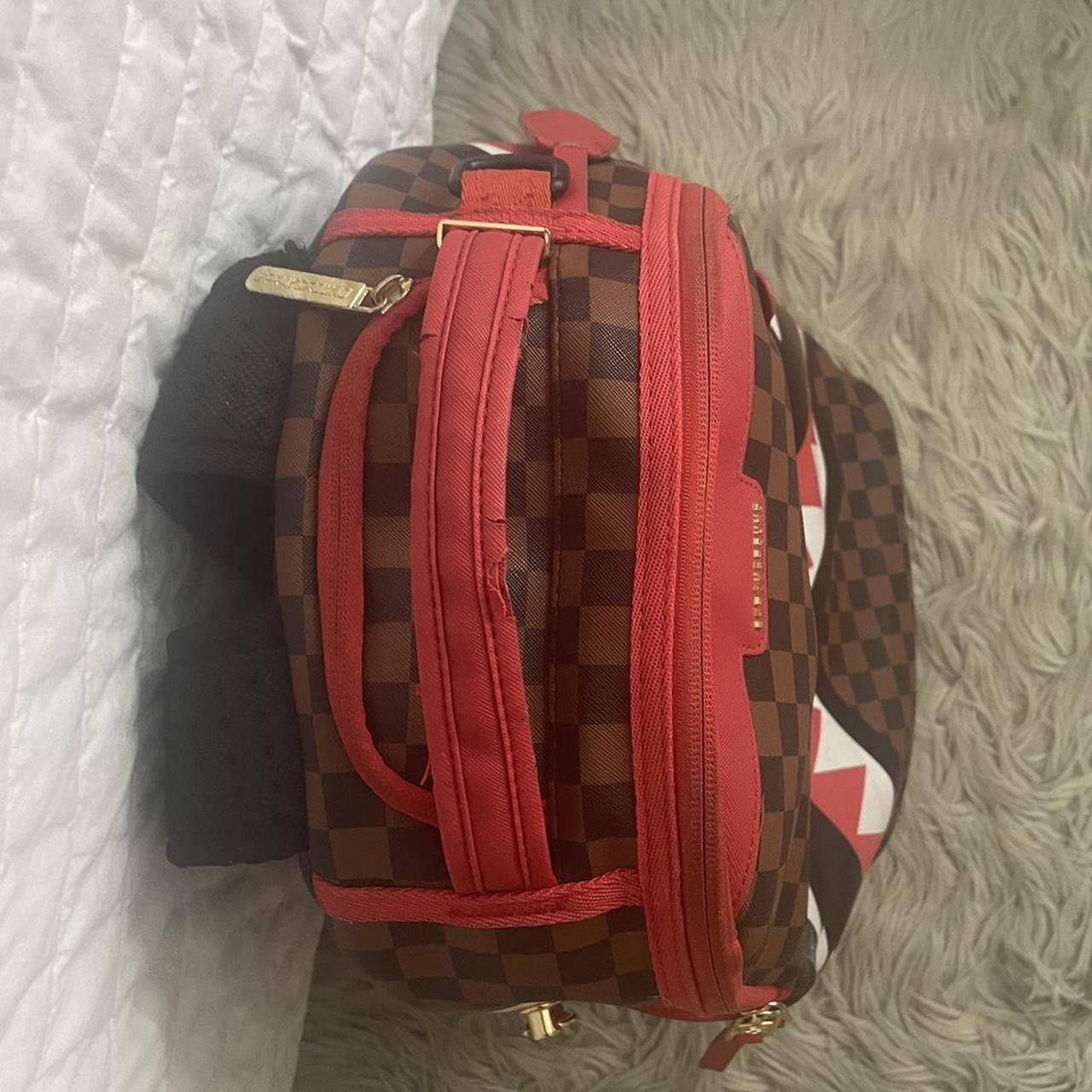 sprayground bookbag (small rips on handle,no... - Depop