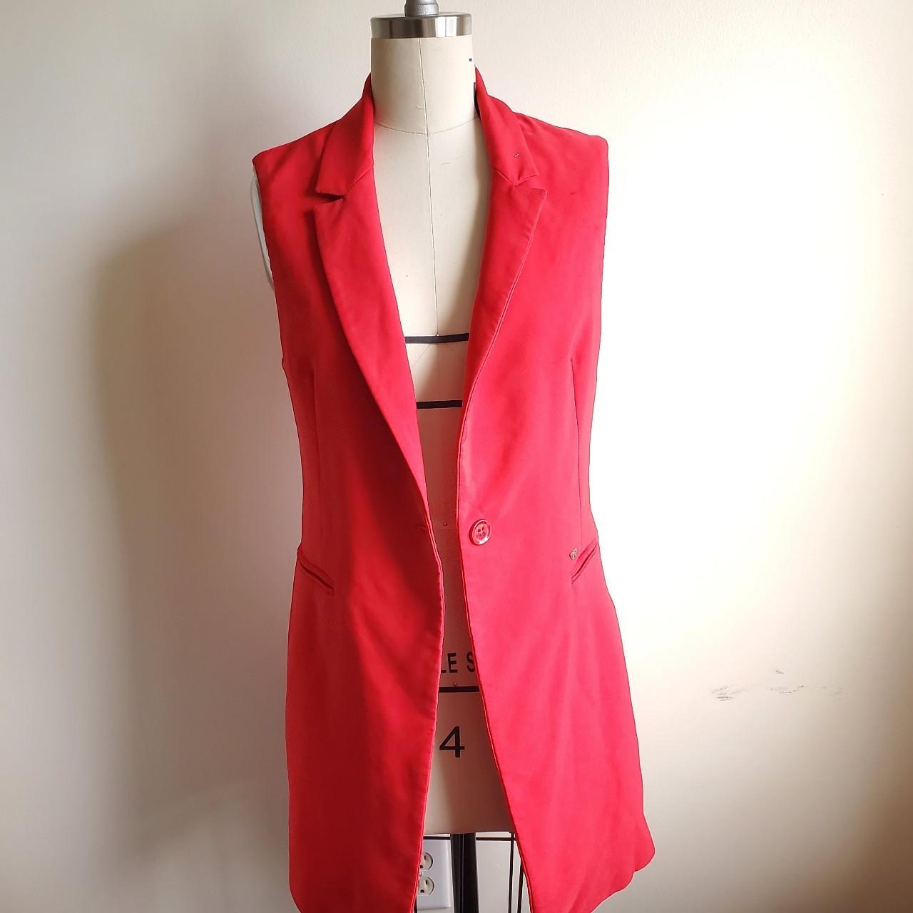 Feel bold in this red vest from Imperial. Wear it... - Depop