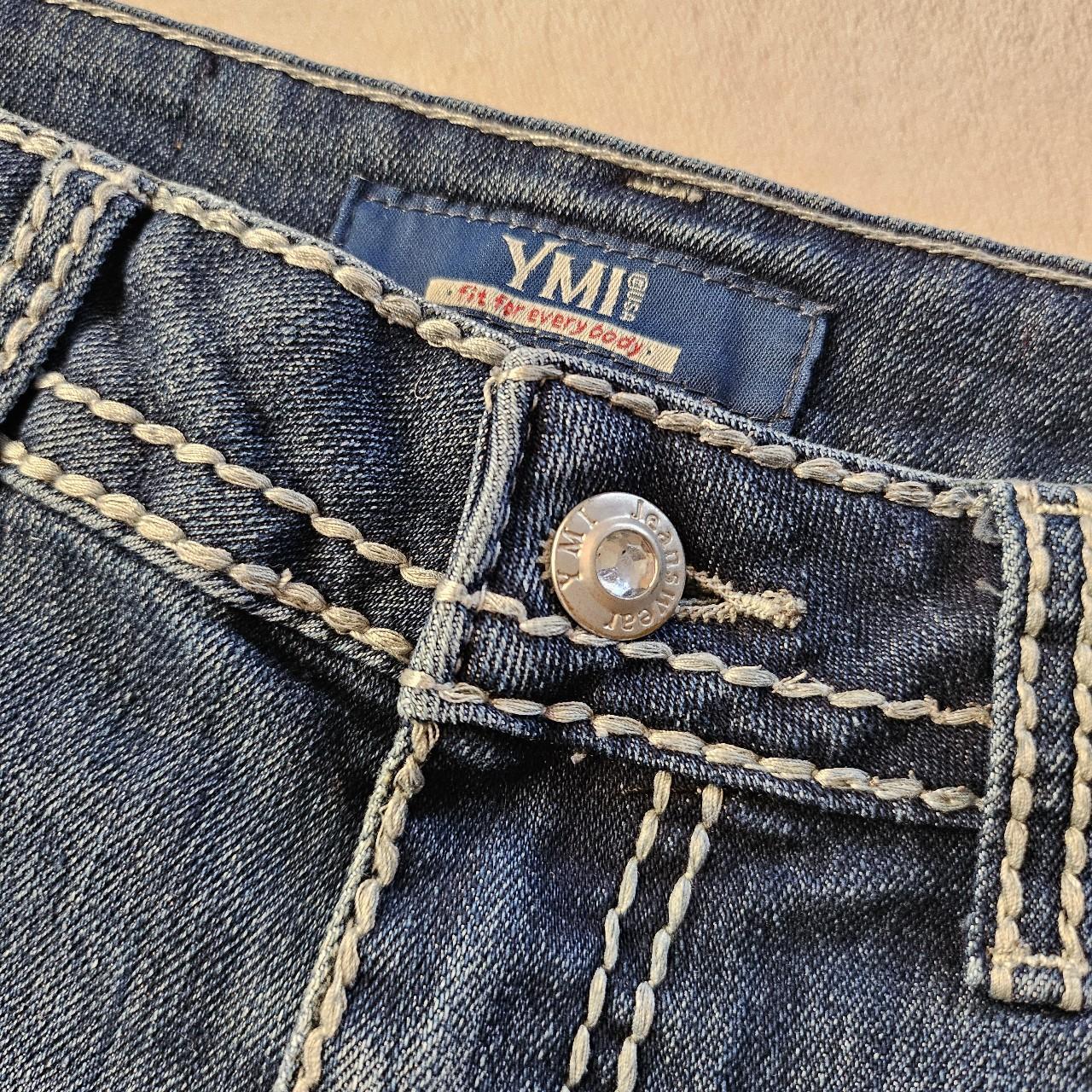 Y2K 2000s YMI Jeans Cute womens jean booty shorts... - Depop