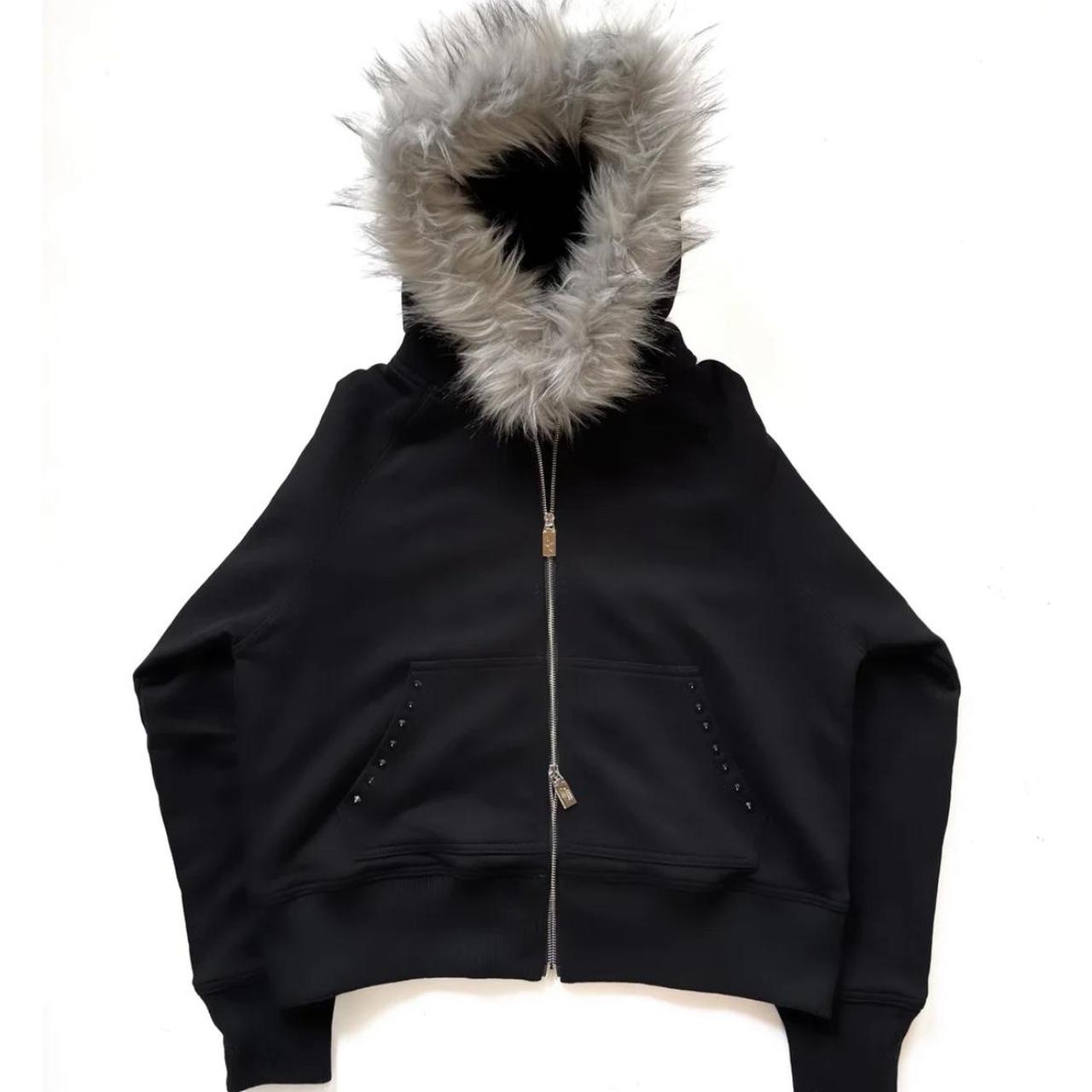CorruptKid Fur Lined Heavyweight zipup (SIZE S BUT... - Depop