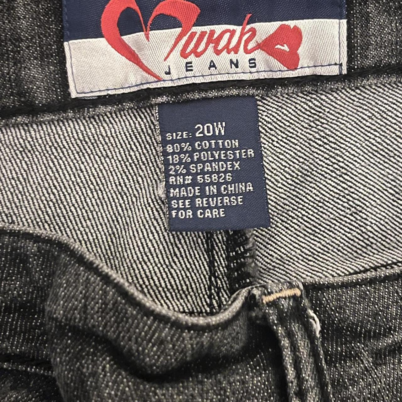 SWAK Designs Women's Grey and Black Jeans | Depop