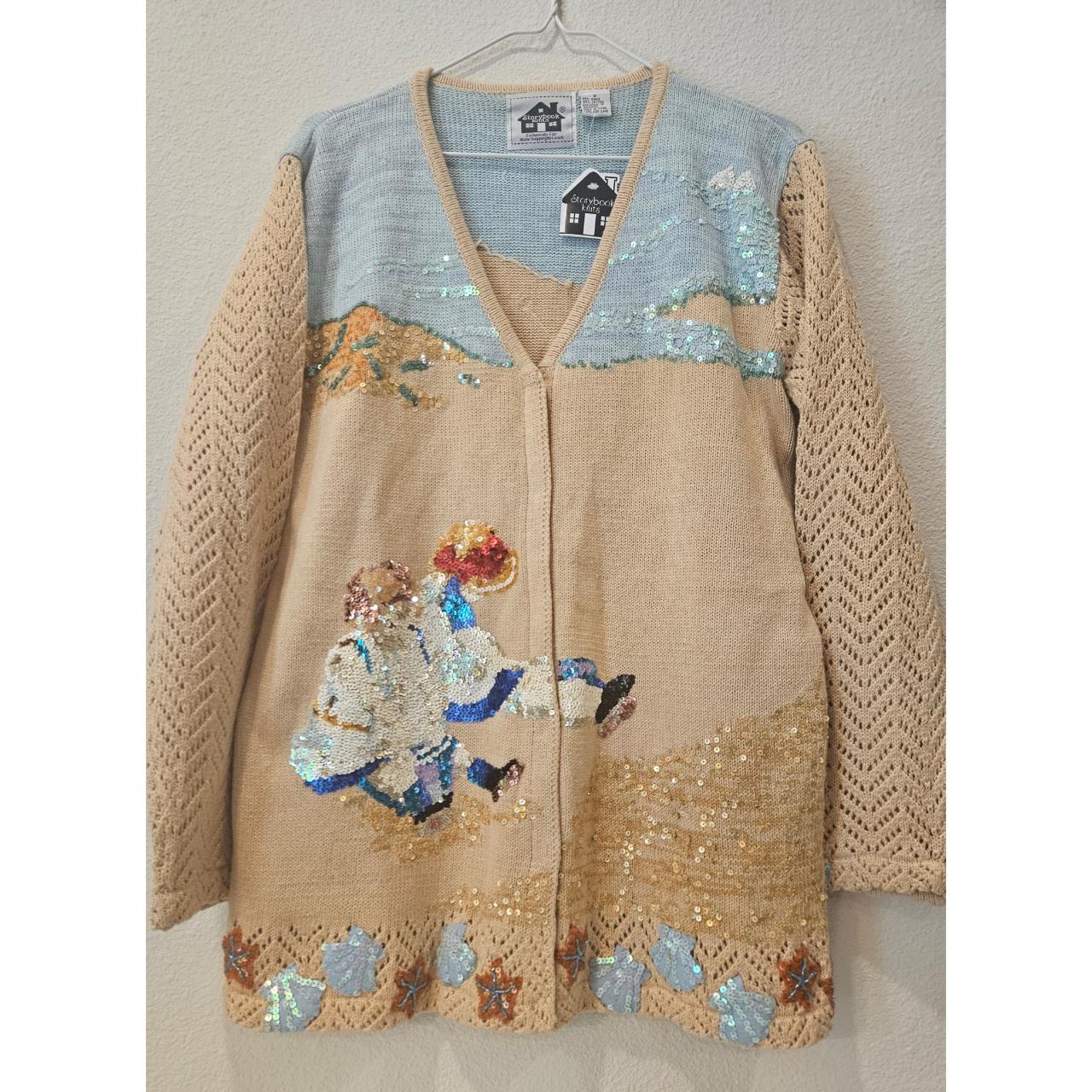 🌊⛱️Kids on the Beach Storybook Knits cardigan Brand... - Depop