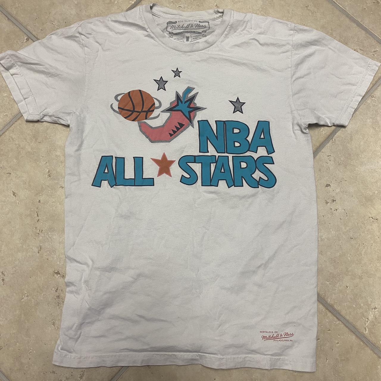 NBA Men's White T-shirt | Depop