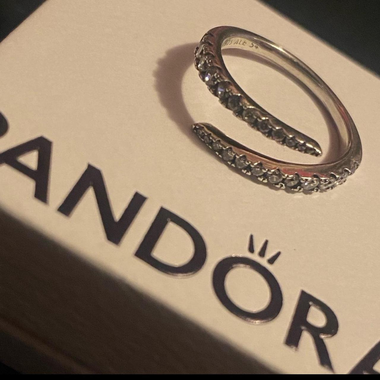 Pandora Shooting Star Ring size 7 sterling... - Depop