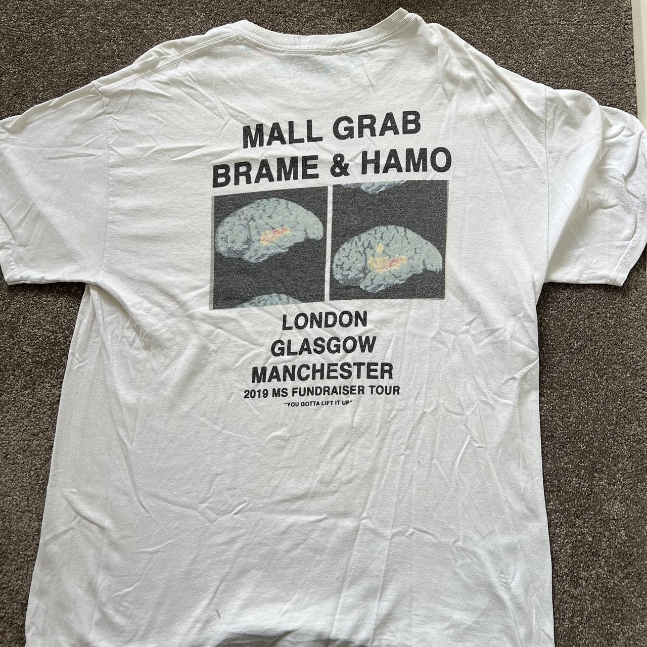 Unique Mall Grab & Brame and Hamo Tour T Shirt White... - Depop
