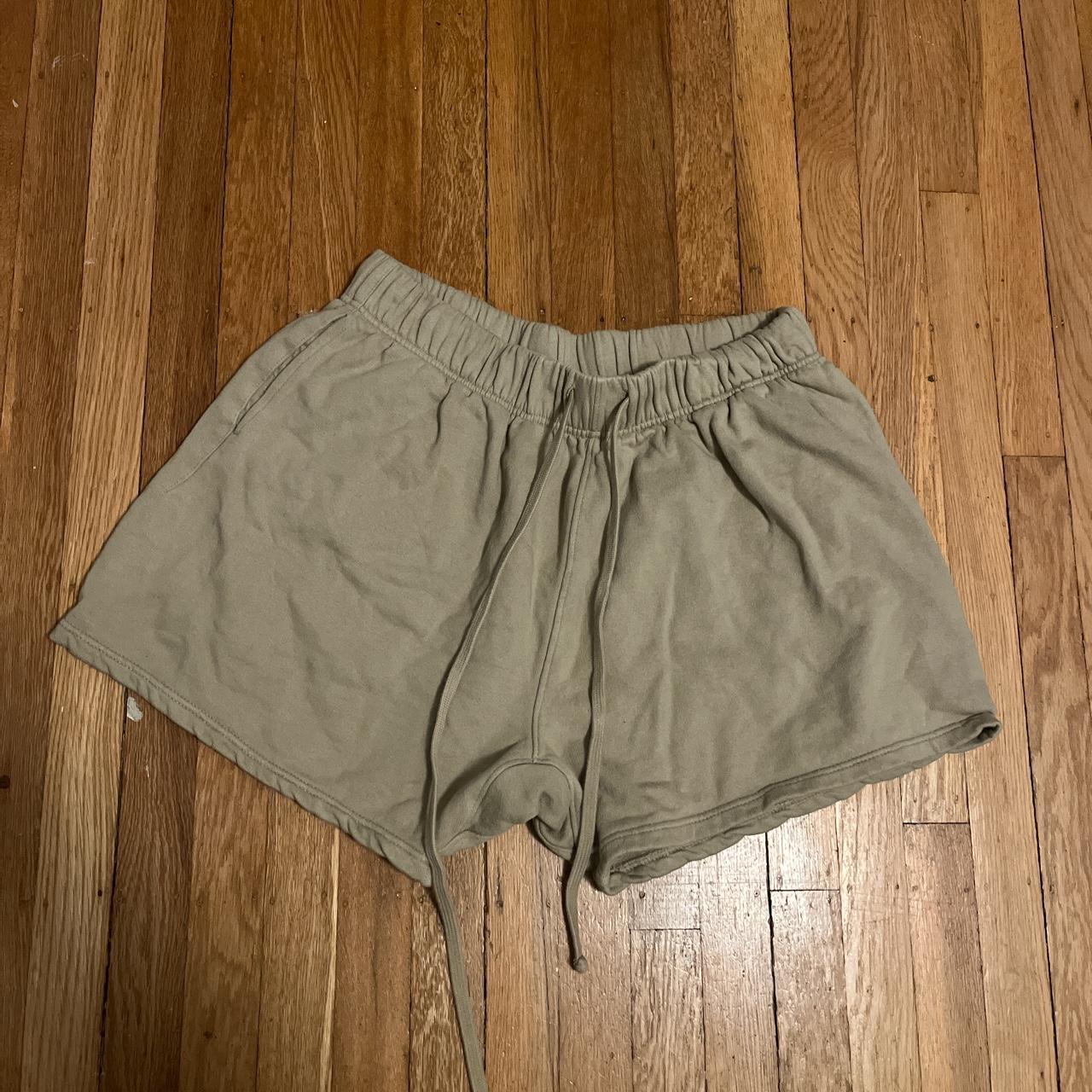 Mnml tan sweatshorts - Depop
