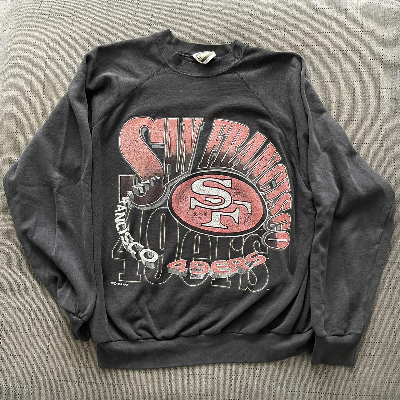 Vintage 94’ Niners crewneck on a TULTEX tag Rip on... - Depop