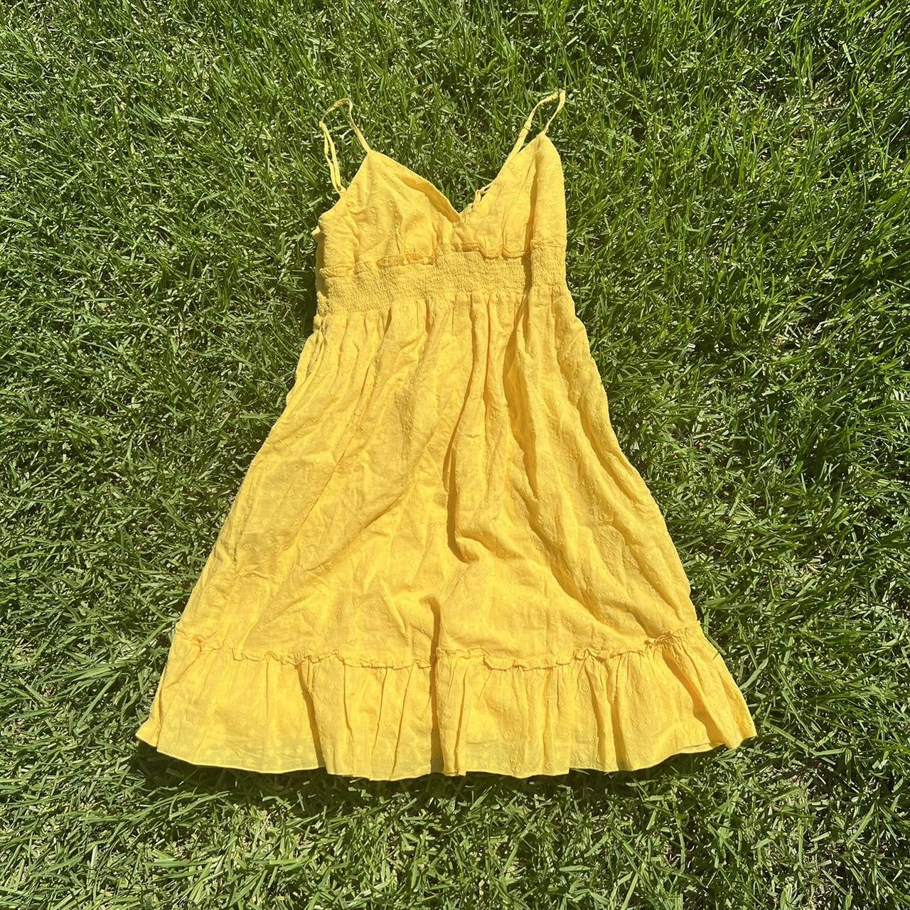 Yellow sundress! So cute and flowy, perfect for any... - Depop