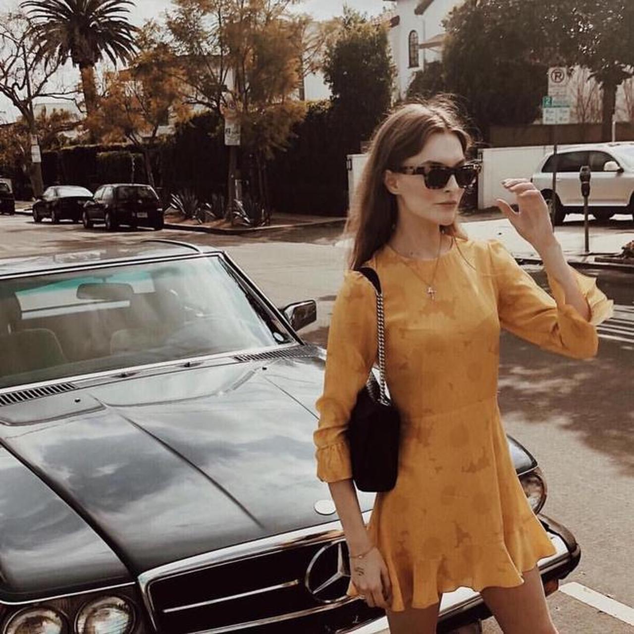 Réalisation Par Women's Yellow Dress | Depop