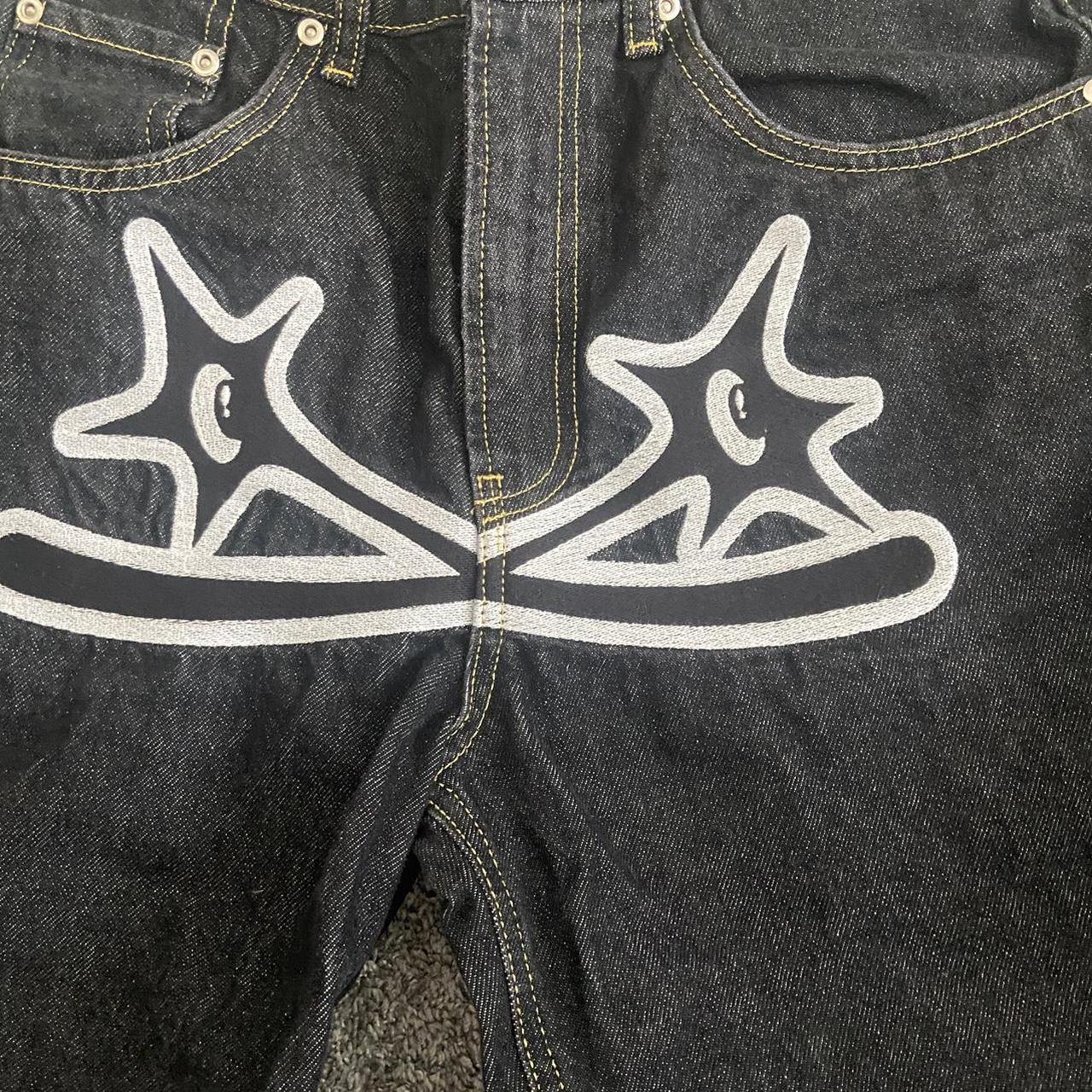 protect ldn jeans size S fit baggy brand new barely... - Depop