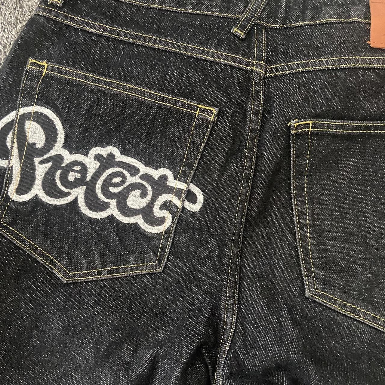 protect ldn jeans size S fit baggy brand new barely... - Depop