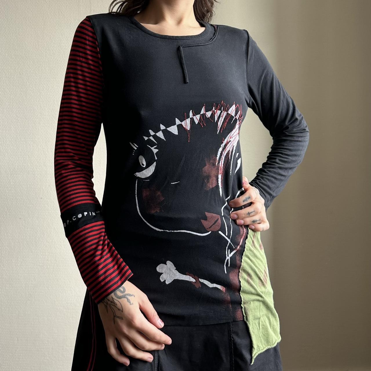 Rare 90s / 2000s Iconic Cop copine emo grunge top.... | Depop