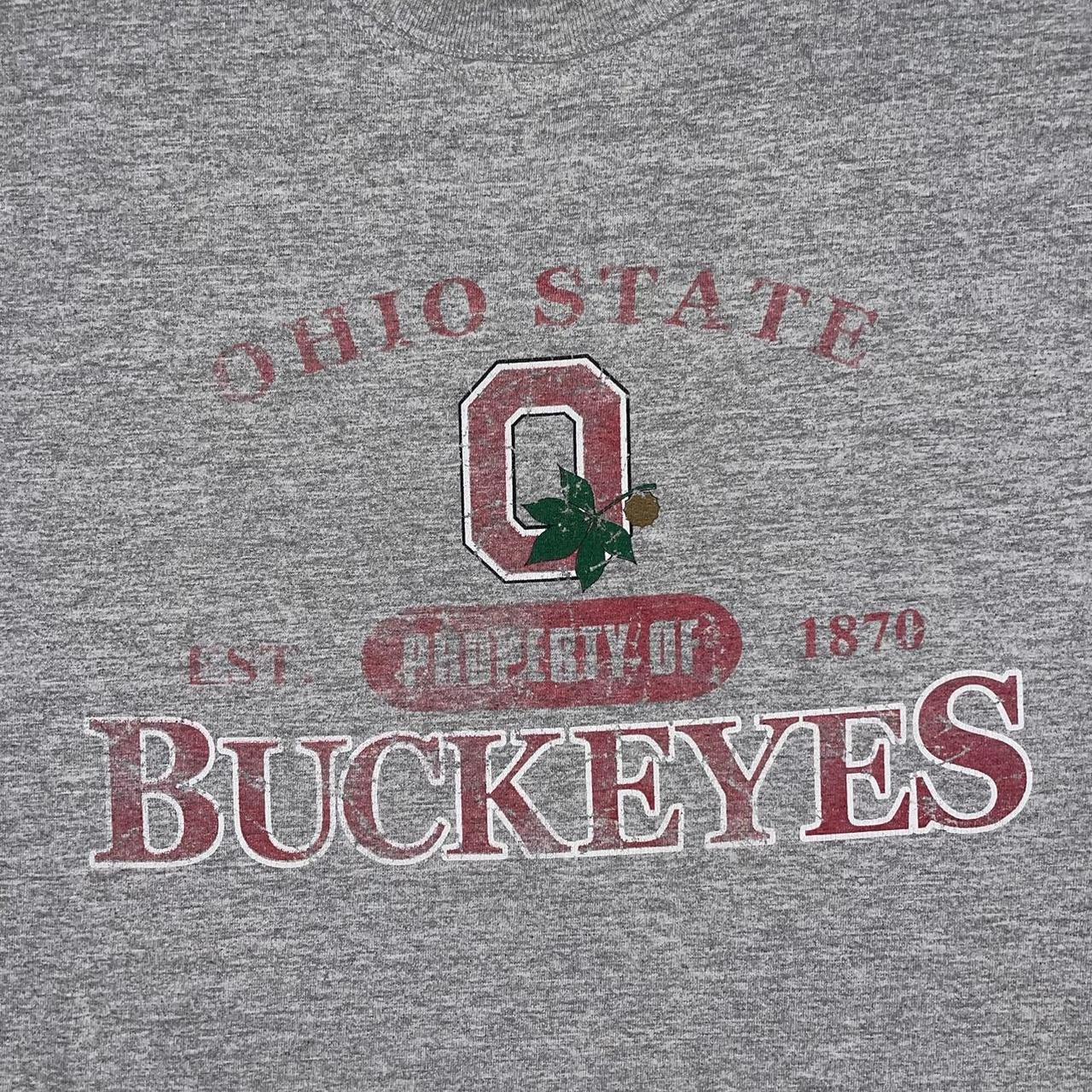 Vintage Ohio State University Buckeyes Long Sleeve... - Depop