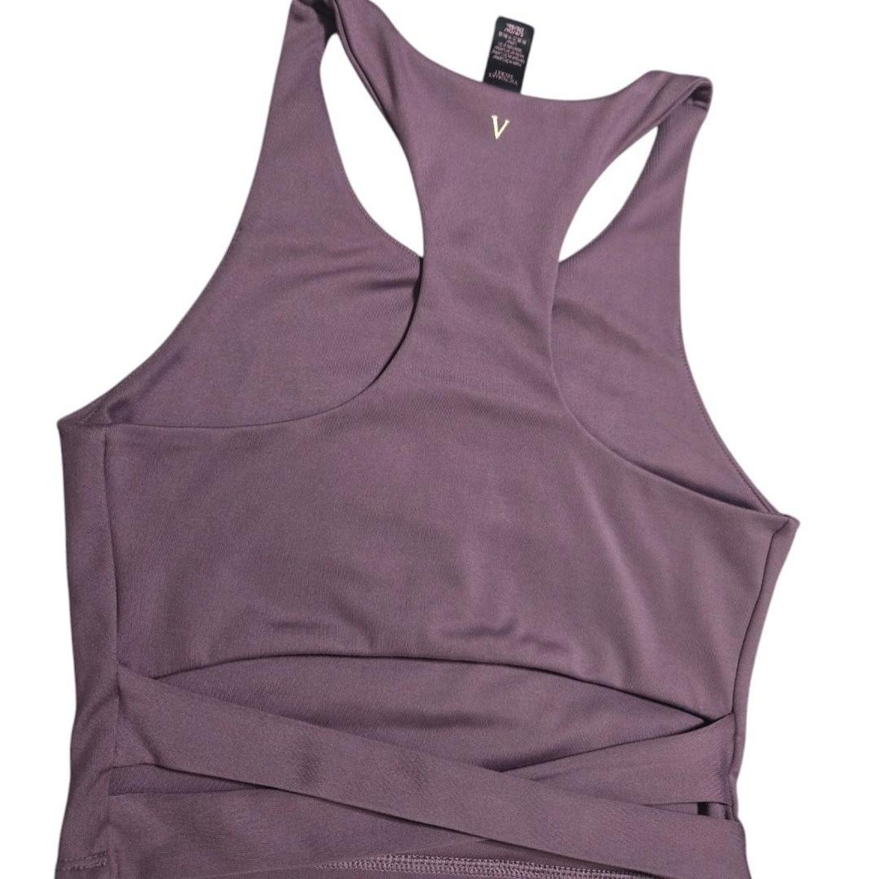 Victoria's Secret Mauve Crop Body Racerback Size... | Depop