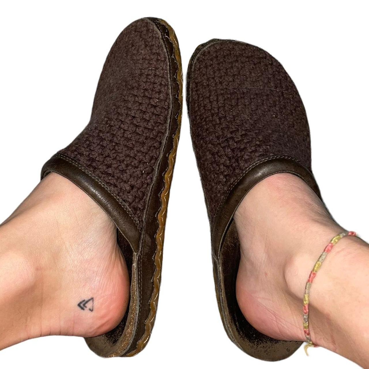 Patagonia Women's Brown Slides | Depop