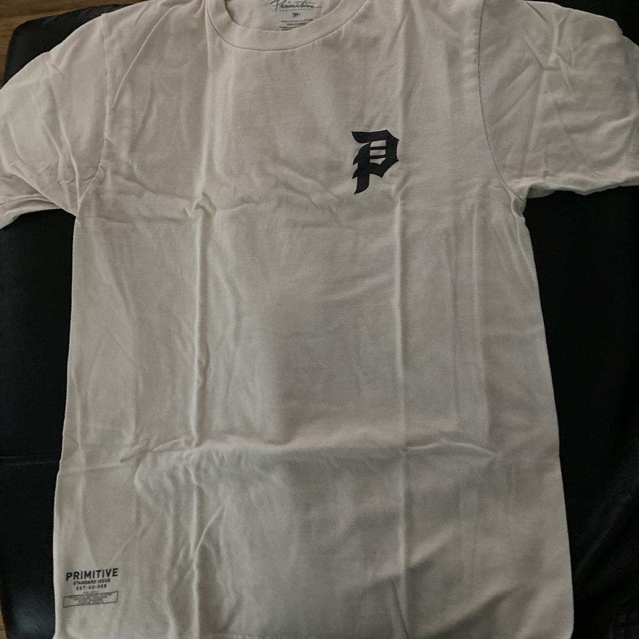 Primitive Men's Cream T-shirt | Depop